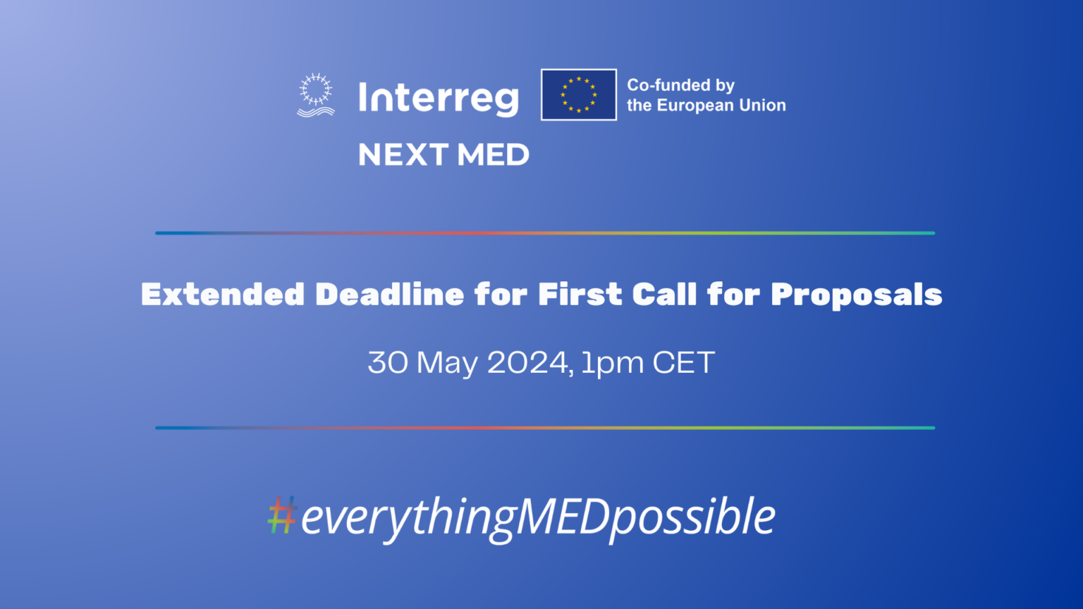 Extended Deadline for the Interreg NEXT MED First Call for Proposals - Interreg NEXT MED